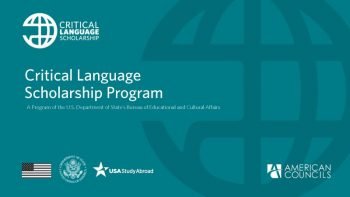 A Program of the U.S. Department of State/ The Critical Language ...