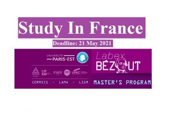 Bézout Labex Masters Scholarships To Study In #France, 2021-2022 | # ...